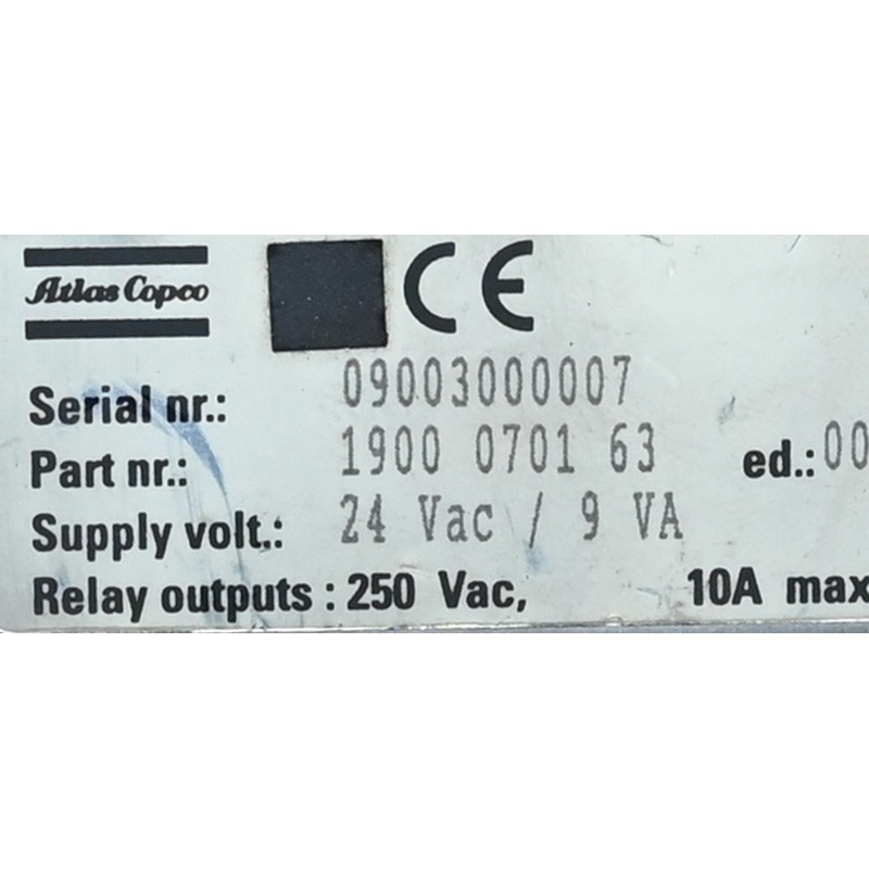 Atlas Copco 1900 0701 63 Communications Module