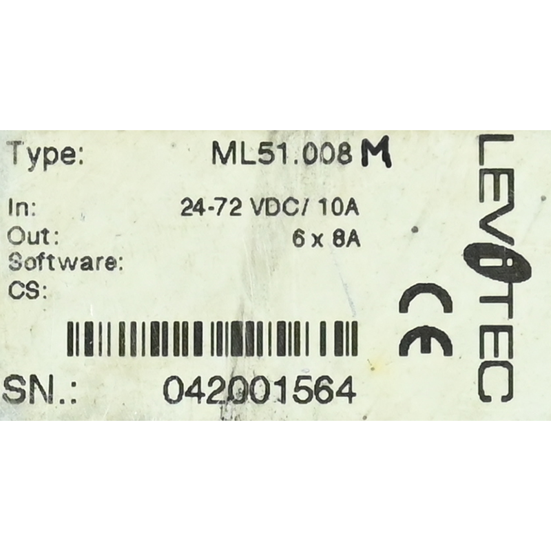 Levitec ML51.008 ML51.008M Controller