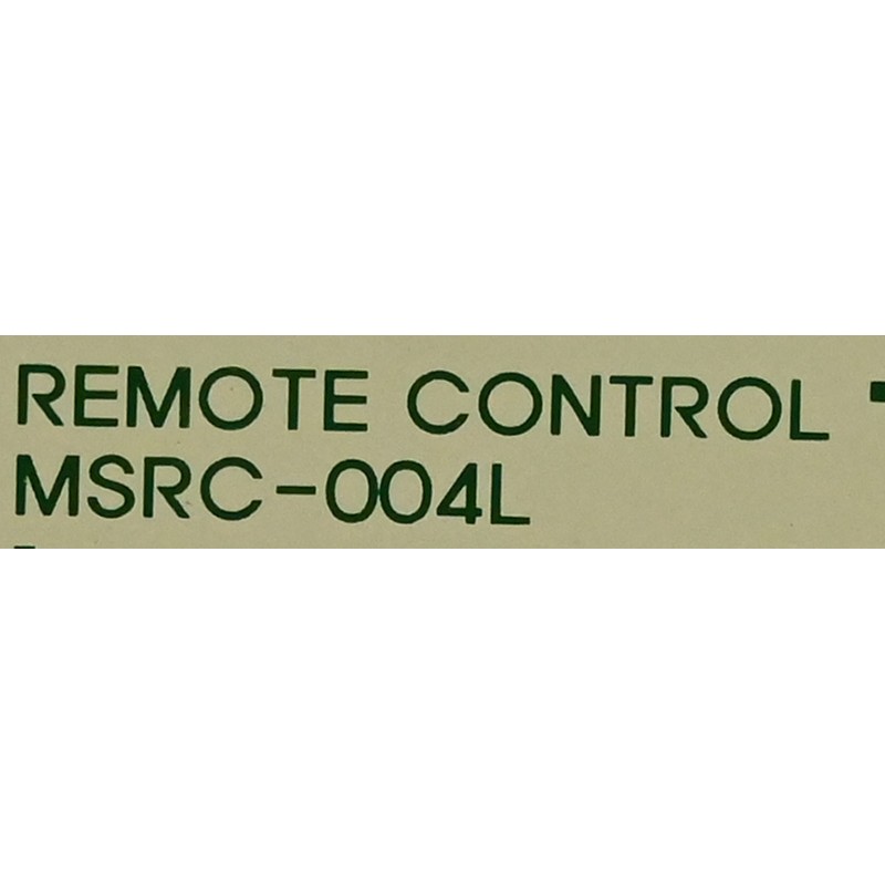 Master MSRC-004L Remote Control