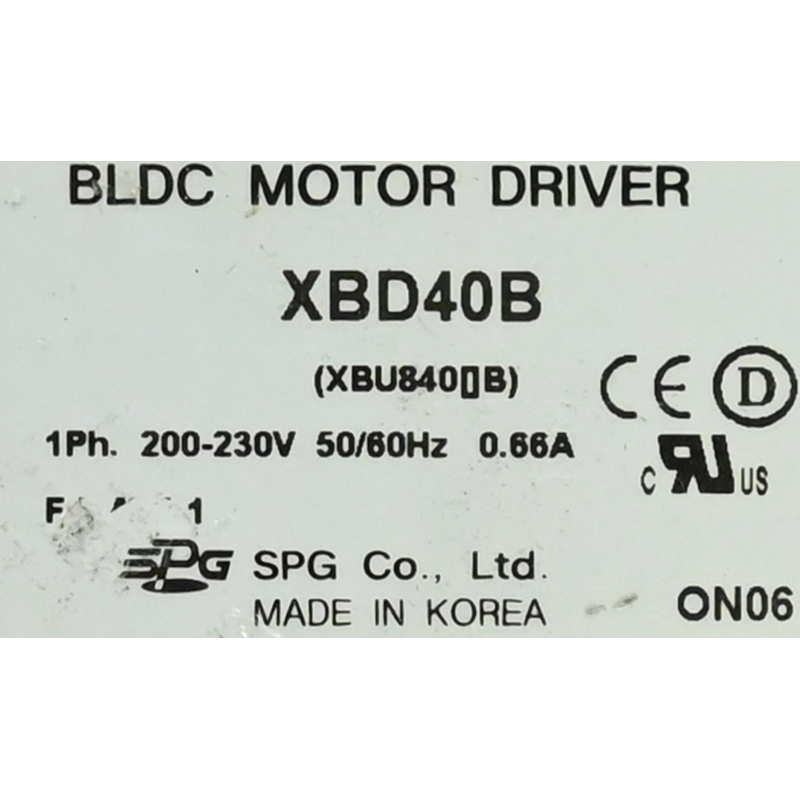 SPG XBD40B BLDC Motor Driver