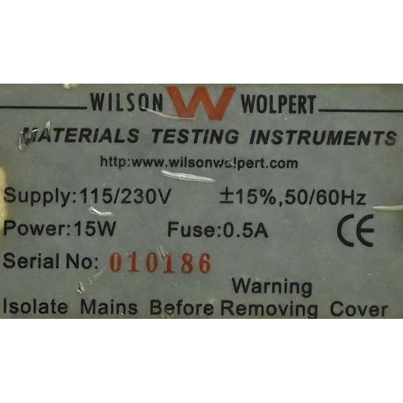 Wilson Wolpert Lathe Operator Panel