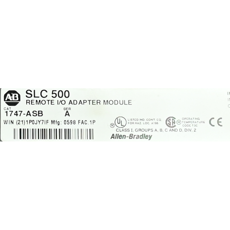Allen Bradley 1747-ASB SLC 500 Remote I/O Adapter Module