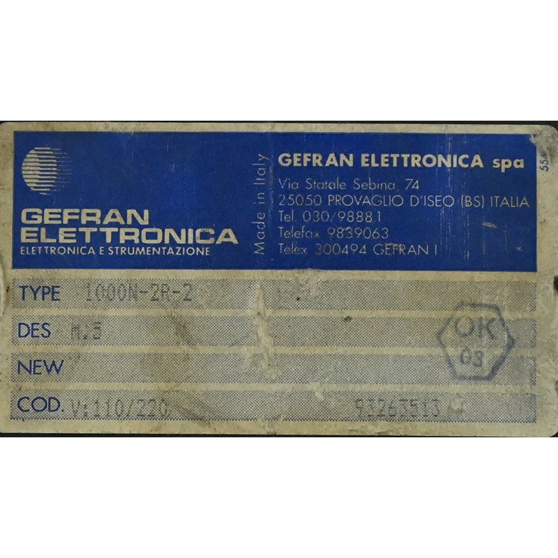 Gefran 1000N-2R-2 Temperature Controller