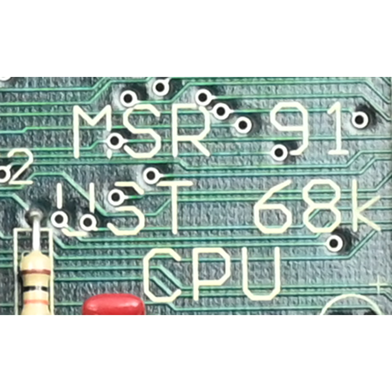 Interface MSR 91 UST 68K CPU Board
