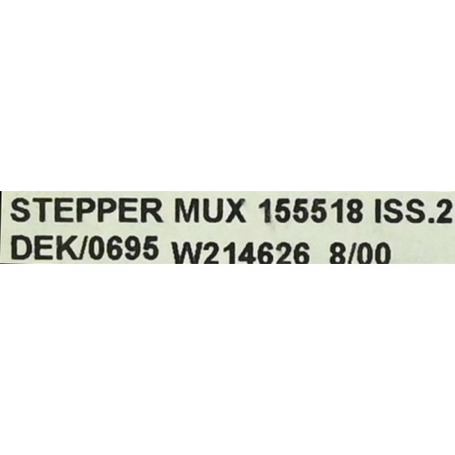 DEK 155518 ISS.2 Stepper MUX Supplies Monitor
