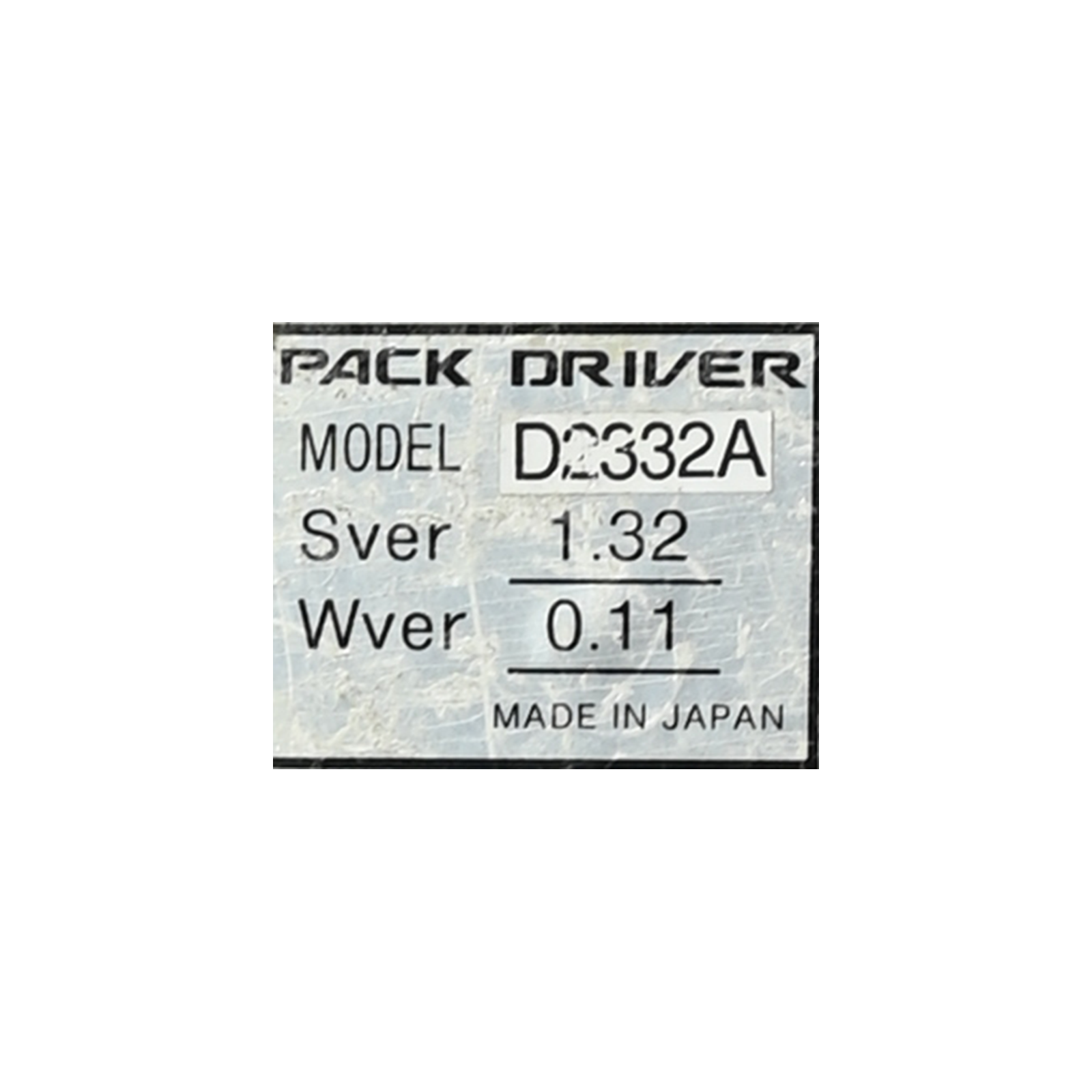 Pack Driver D2332A Step Motor Driver Card
