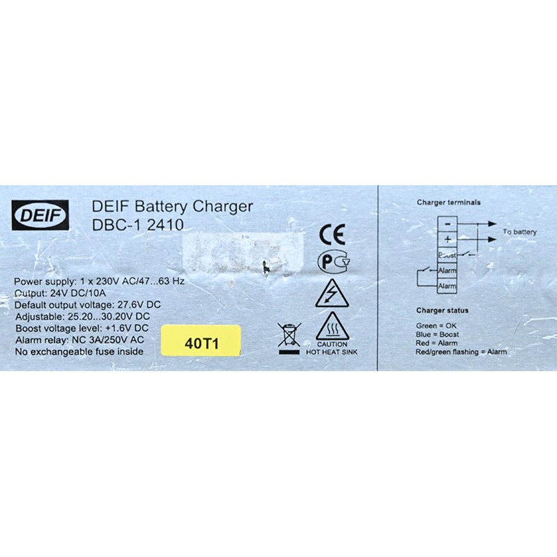 Deif DBC-1 2410 Battery Charger