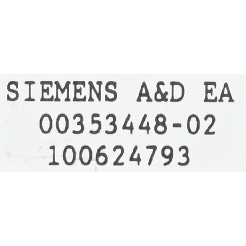 Siemens 00353448-02 Dynamic Brake Module