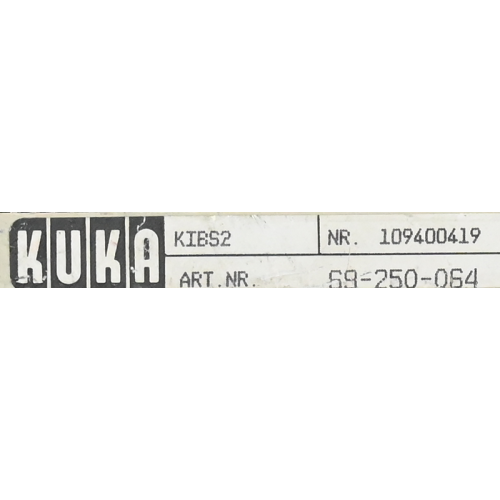 KUKA KIBS2 69-250-064 Interbus-S Card