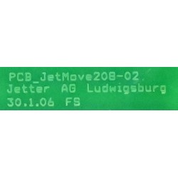 Jetter PCB_JETMOVE208-02 Board