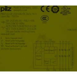 Pilz PNOZ s4 48-240 VAC/DC 3n/o 1n/c 750134 PNOZsigma Safety Relay