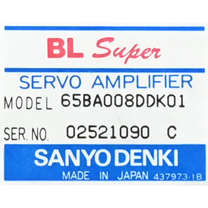 Sanyo Denki 65BA008DDK01 BL Super Servo Amplifier