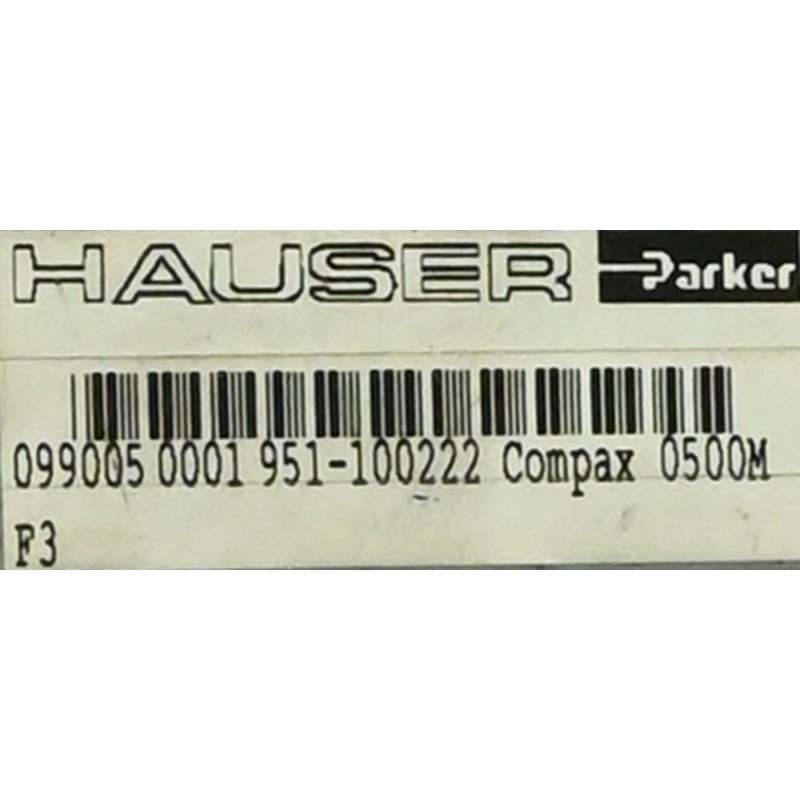Parker Hauser 951-100200 Compax 0500M 951-10222 Servo Drive
