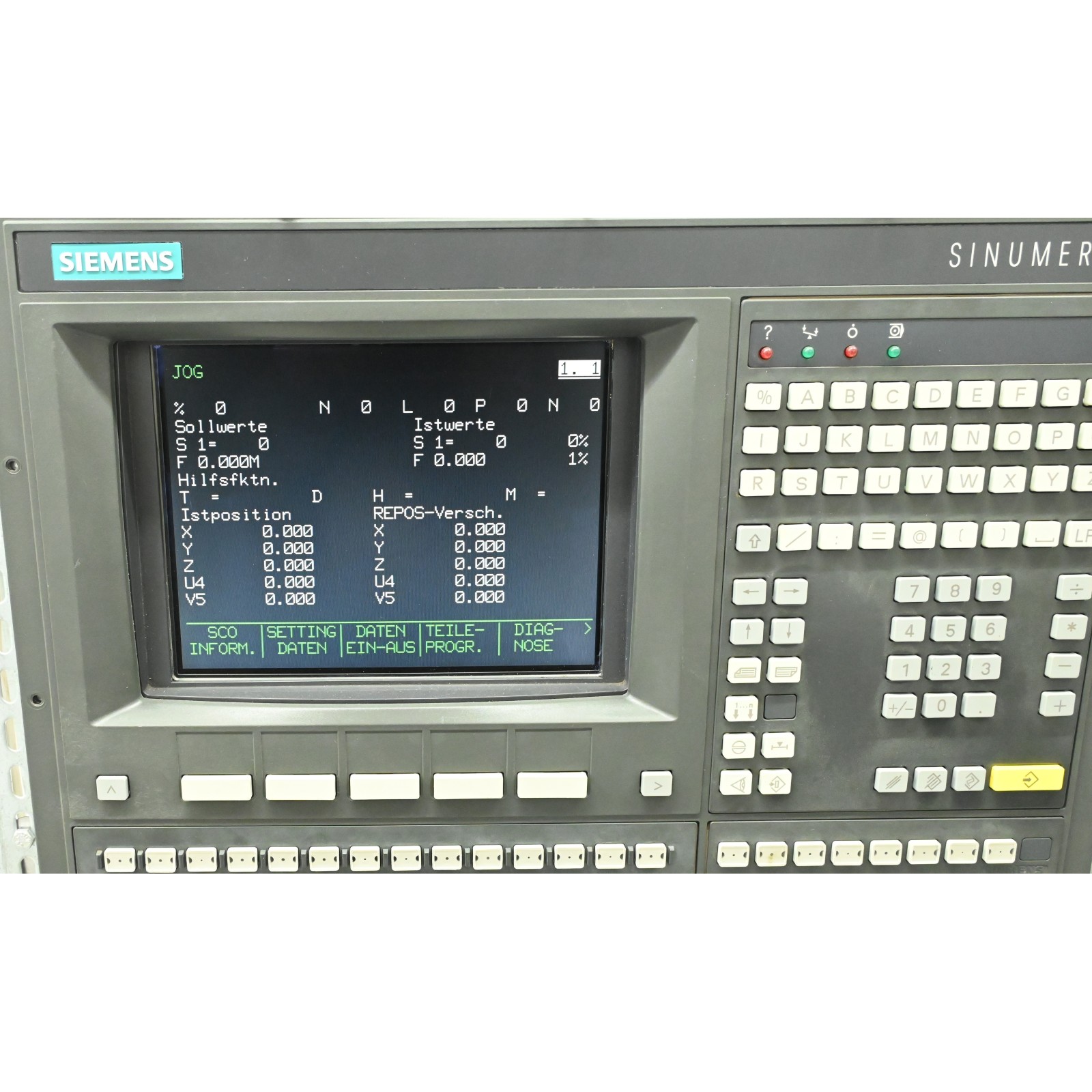 Siemens Sinumerik 850M Test Stand