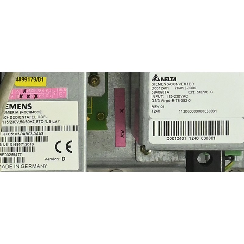 Siemens Sinumerik 840C Test Stand