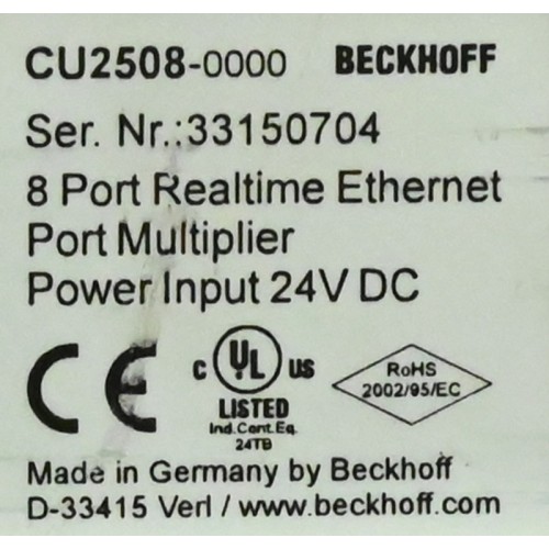 Beckhoff CU2508-0000 Ethernet Port Multipler