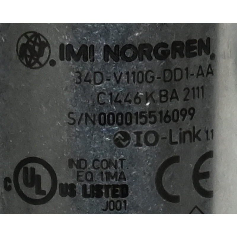 Norgren 34D-V110G-DD1-AA Pressure Sensor