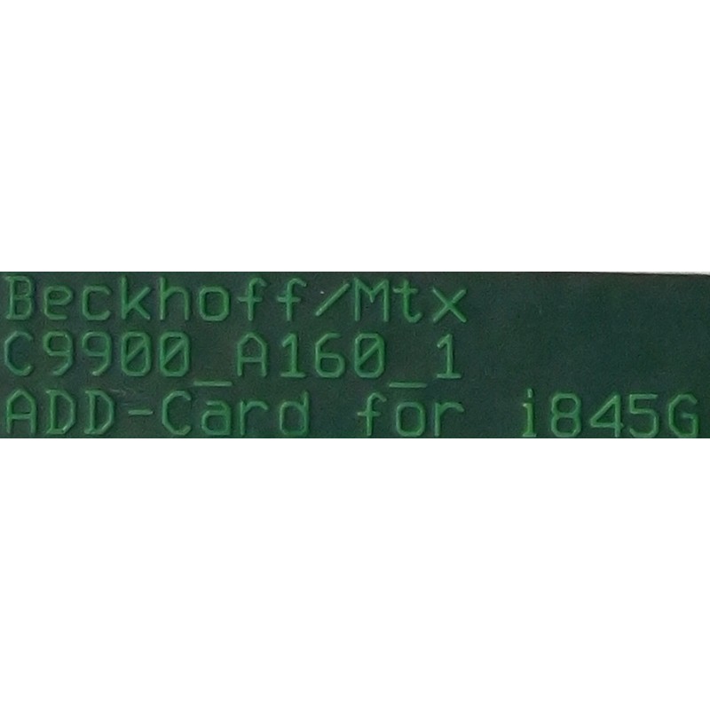 Beckhoff C9900_A160_1 ADD Card for i845G