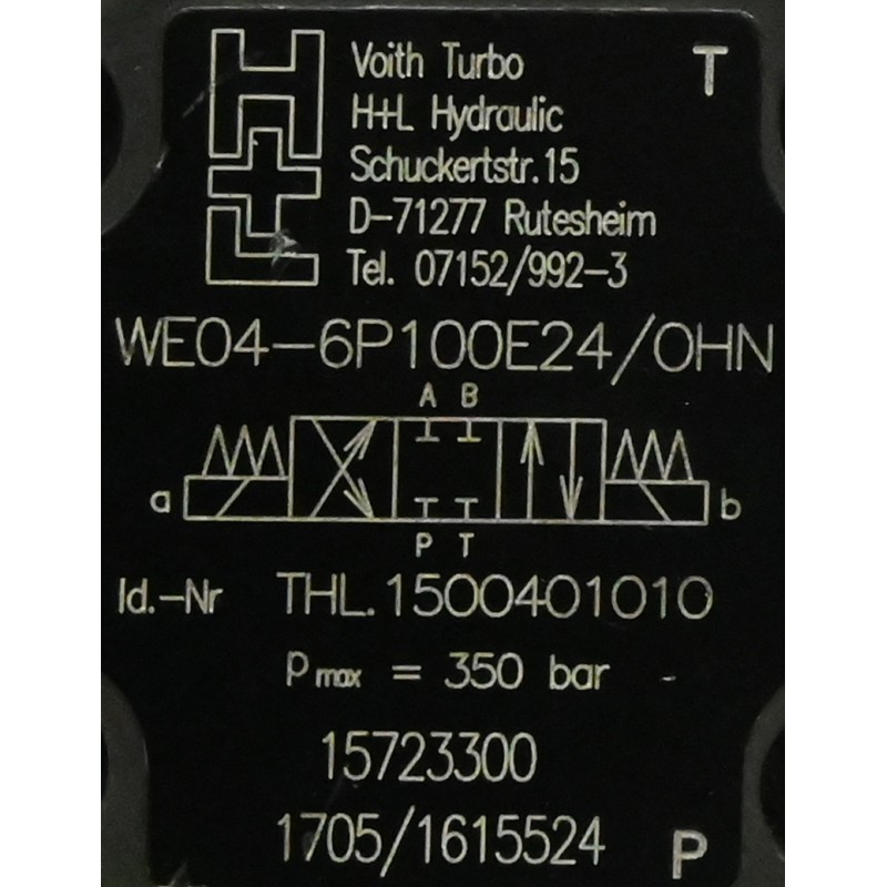 Voith WE04-6P100E24/0HN THL.1500401010 Valve