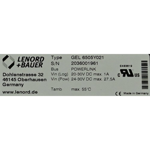 LENORD + BAUER GEL 6505Y021