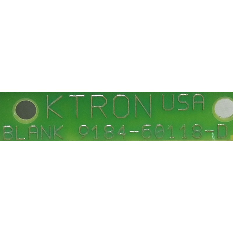 K Tron Blank 9184-60118-D Controller Board
