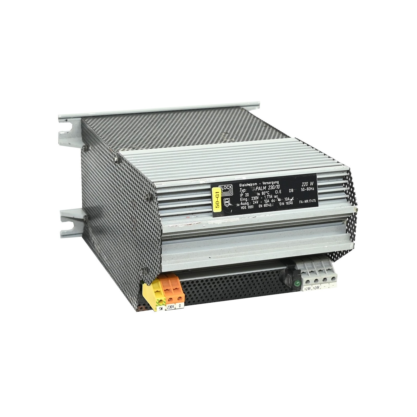 Block PALM 230/10 DC Power Supply