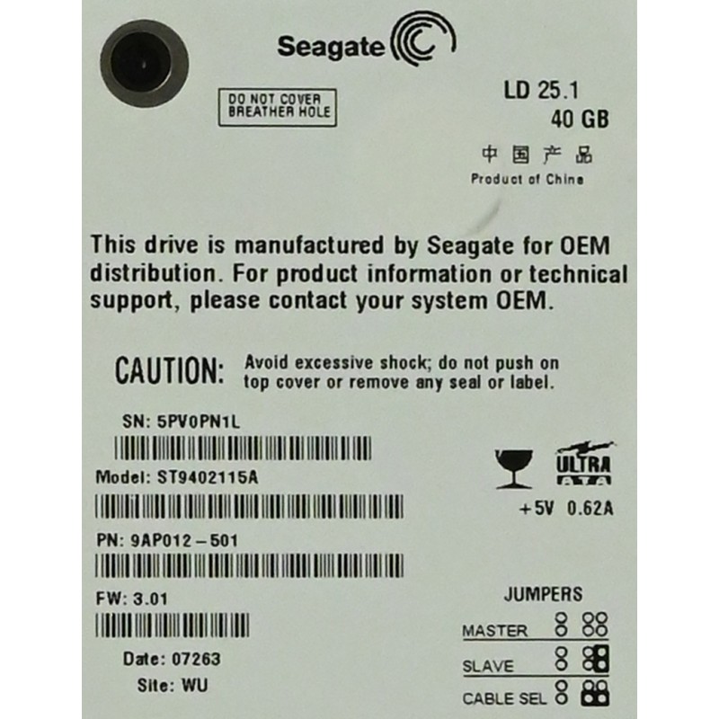 Seagate LD25.1 40GB