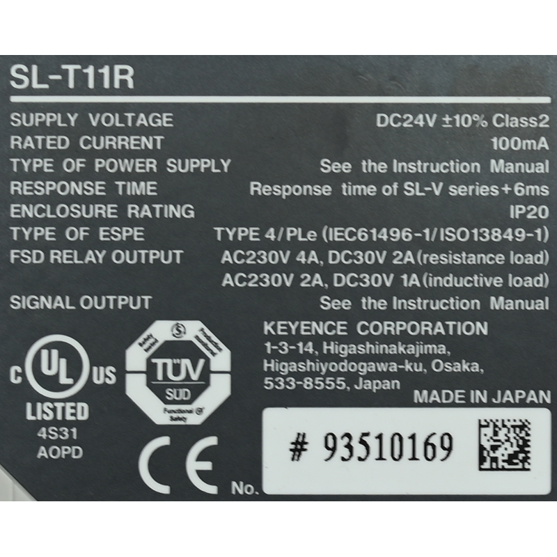 Keyence SL-T11R Relay Terminal