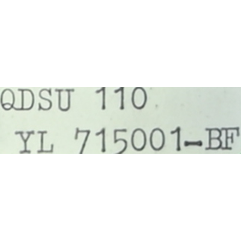 ABB QDSU 110 YL715001-BF Analog Bus Board