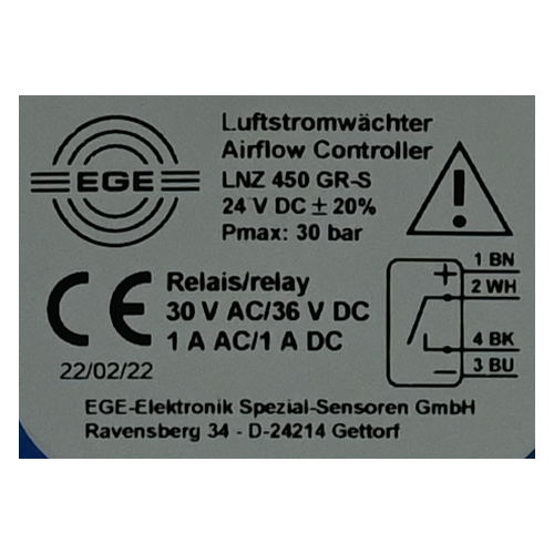 EGE-Elektronik LNZ 450 GR-S Airflow Controller Neu