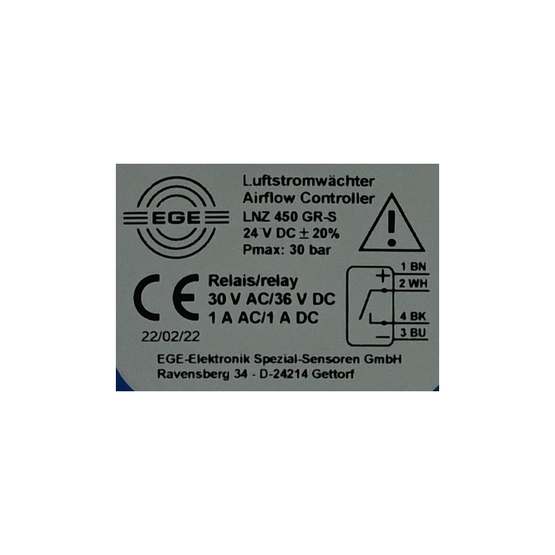 EGE-Elektronik LNZ 450 GR-S Airflow Controller Neu