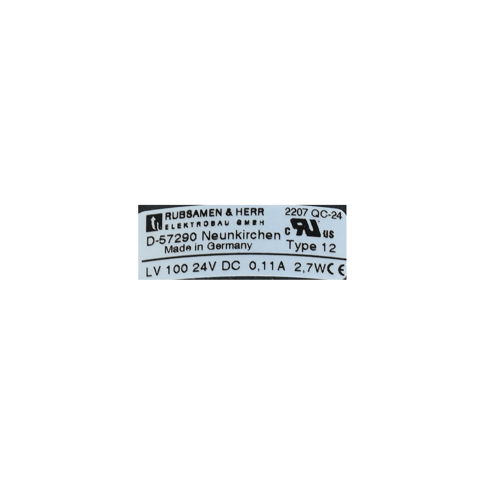 Rubsamen & Herr LV 100 24V DC Filter Fan