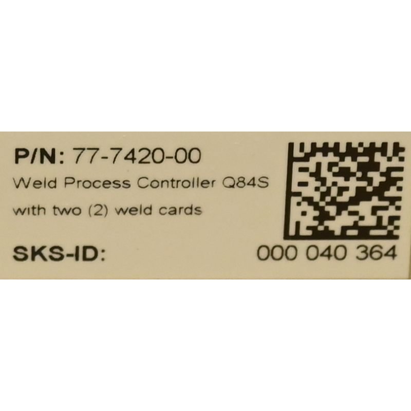 SKS 77-7420-00 Weld Process Controller Q84S with 2 Weld Cards New sealed