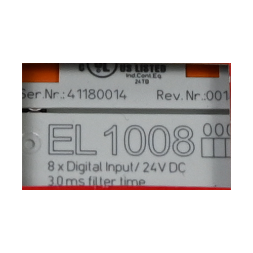 Beckhoff EL1008 EtherCAT Terminal 8-channel digital input Neu