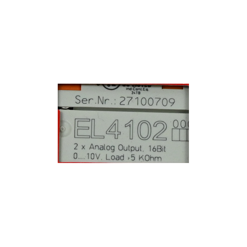 Beckhoff EL4102 EtherCAT Terminal 2-channel analog output Nuevo