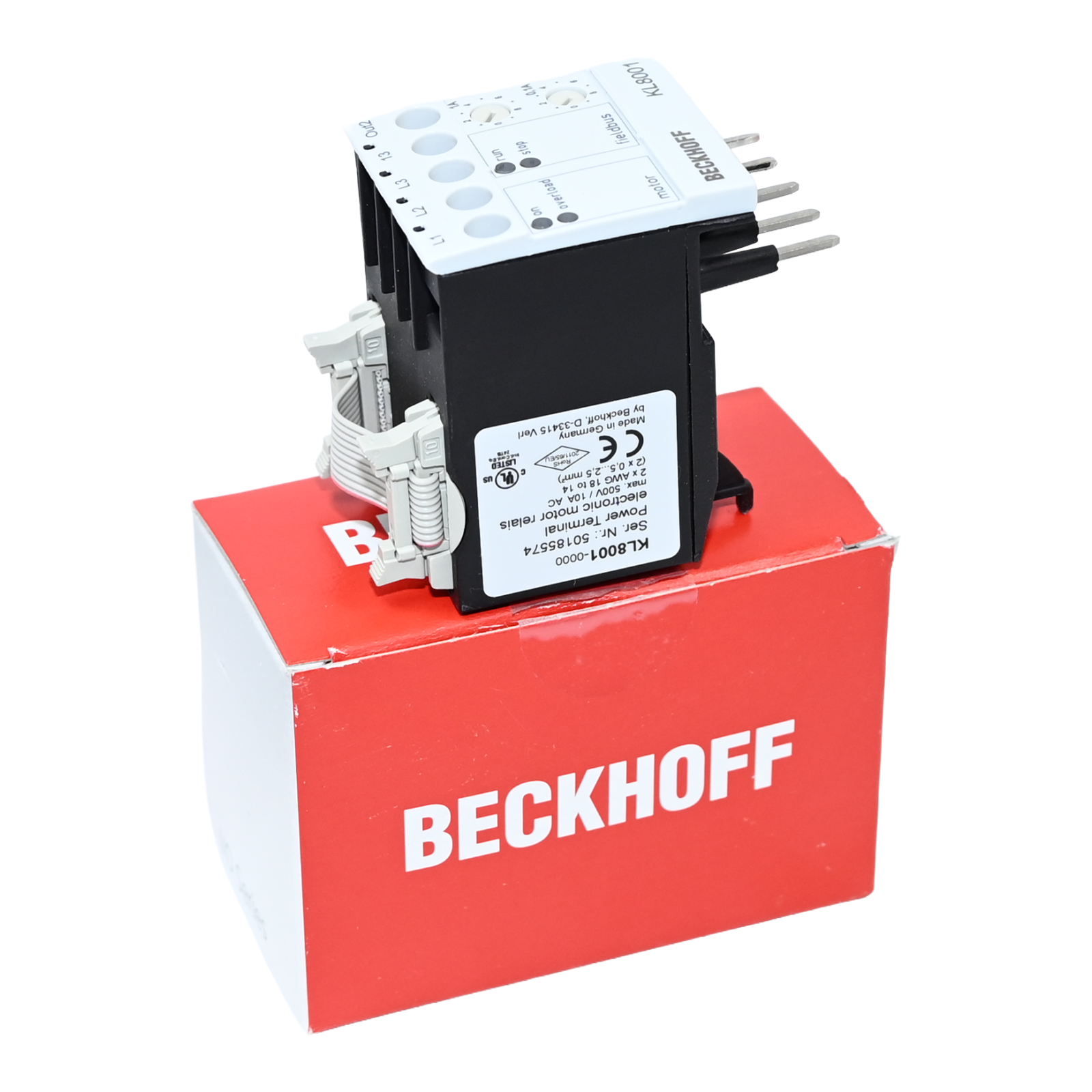 Beckhoff KL8001-0000 Power Terminal for Siemens Contactor Nuovo