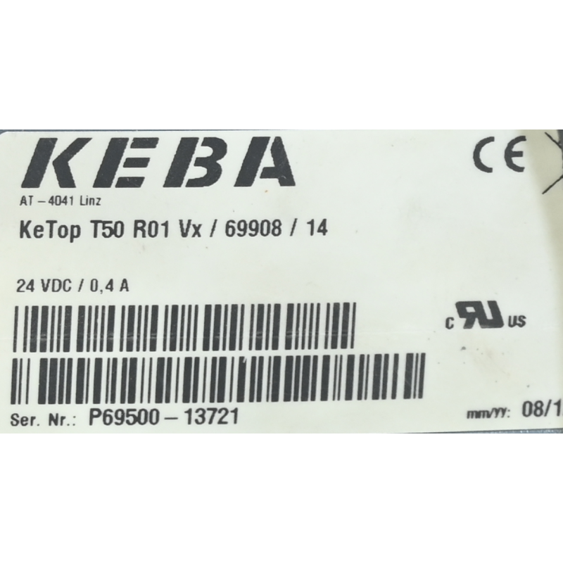 KEBA KeTop T50 R01 Vx 69908/14 Teach Pendant