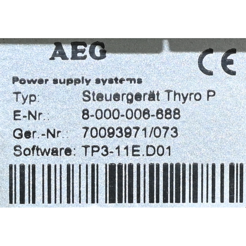 AEG THYRO-P 1P400-110H Power Controller