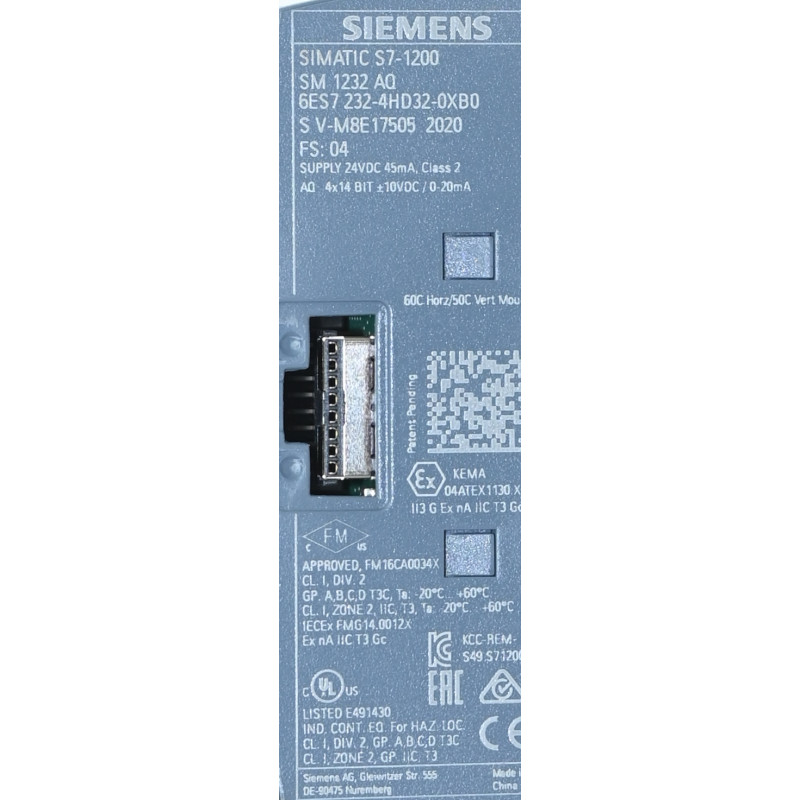 Siemens 6ES7232-4HD32-0XB0 Simatic S7-1200 6ES7 232-4HD32-0XB0 SM 1232 ...